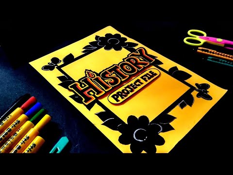 History Project File Front Page Design | History Project File Cover ...