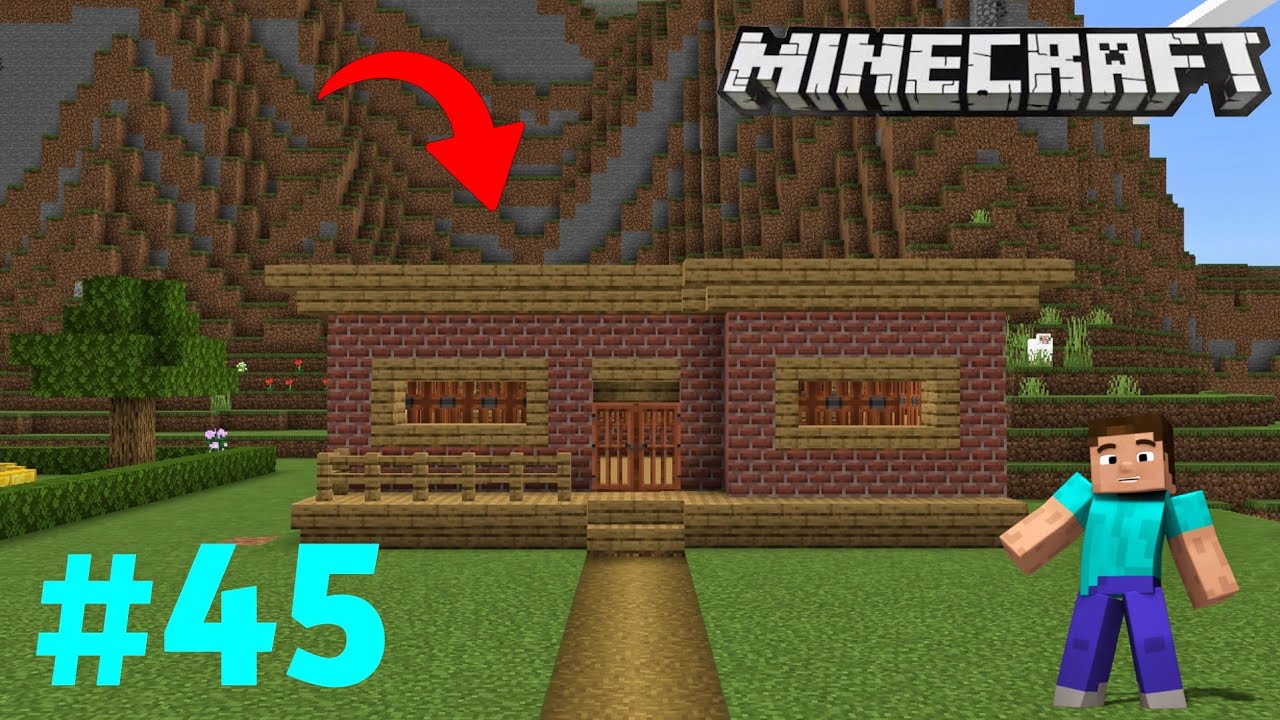 MINECRAFT HOUSE BUILD TUTORIAL PART - 1 #45 - YouTube