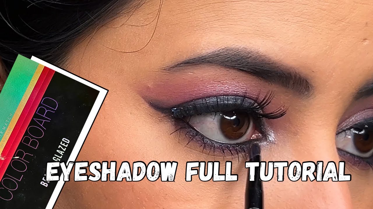 Purple Eyeshadow tutorial || step by step ||Beginner friendly # ...