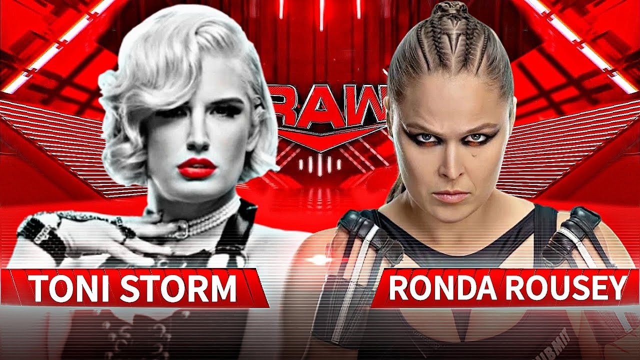 WWE2K24 RAW TONI STORM VS RONDA ROUSEY - YouTube