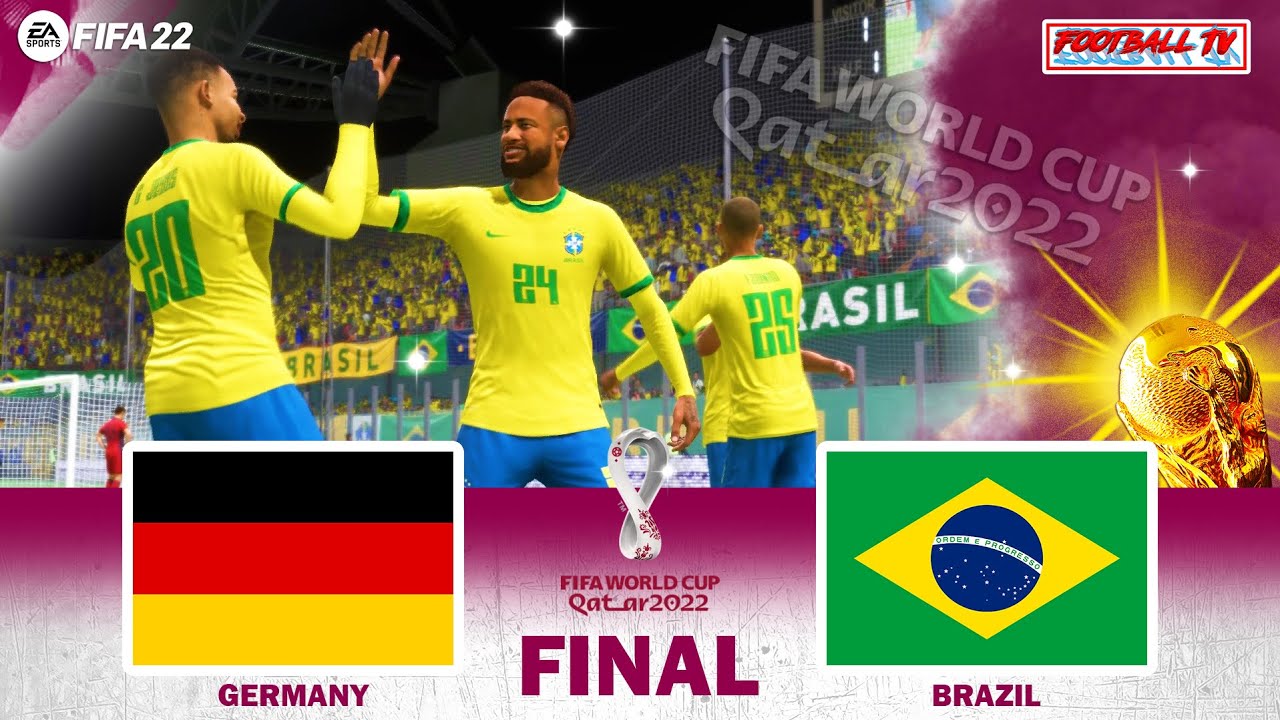 FIFA 22 - GERMANY vs BRAZIL | Final FIFA World Cup 2022 | Gameplay PC ...