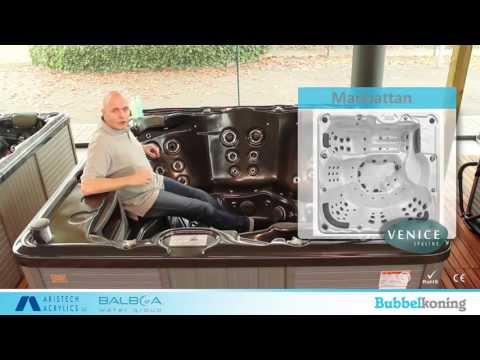 Bubbelkoning: Eric legt uit over jacuzzi / spa / bubbelbad: Manhattan