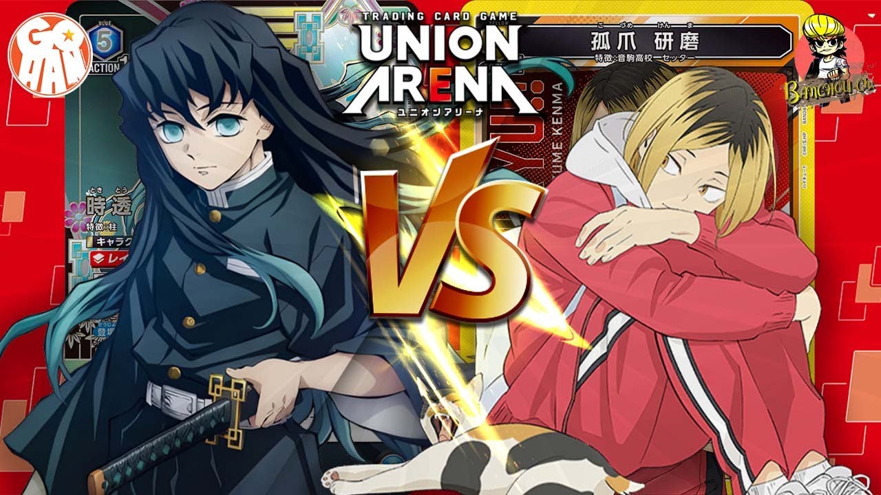 Union Arena TCG : Kimetsu no Yaiba🔵 VS Haikyuu!!🟡 @GohanCardShop - YouTube