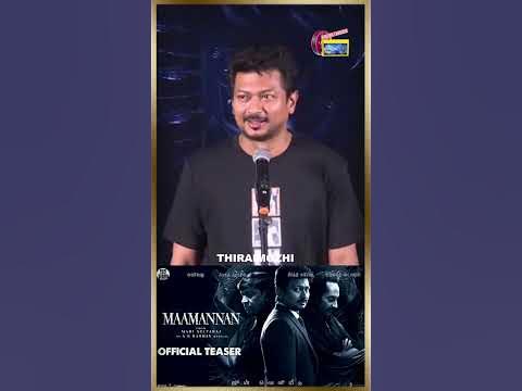 Maamannan Audio Launch @ Udhayanidhi Stalin speech | mamannan | #shorts | #feed | #thiraimozhi ...
