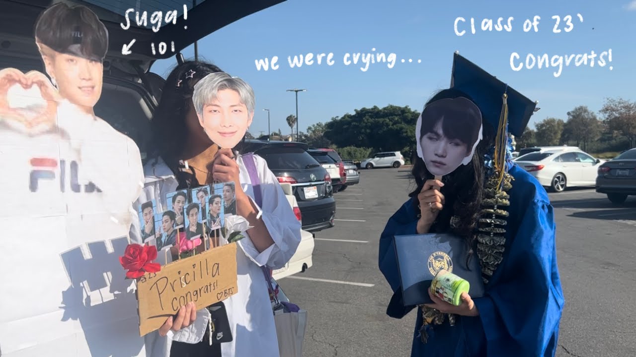 MY BTS ARMY BESTIE'S GRADUATION! (day 118) - YouTube