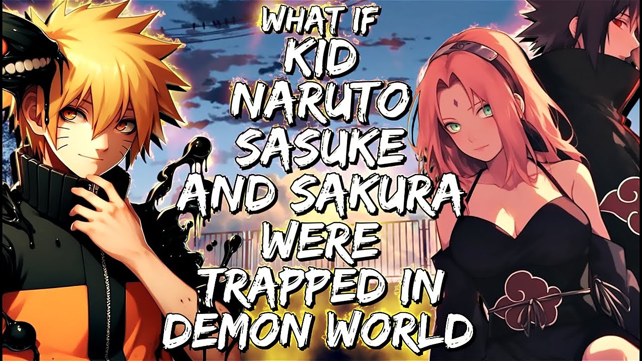 What If Kid Naruto Sasuke & Sakura Were Trapped In Demon World - YouTube
