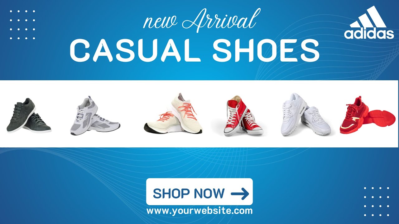 Shoes Promo Video in Canva | Animated Shoes Product Promo| Video Ad in ...