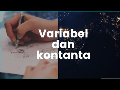 Apa itu variabel-Konstanta - YouTube