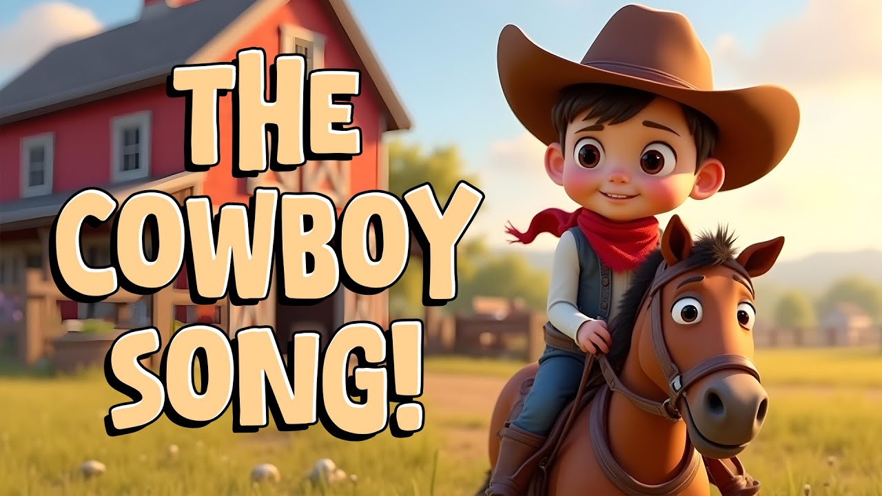 The Cowboy Song 🤠🐴 | Fun Adventure Song for Kids | Songs For Toddlers ...