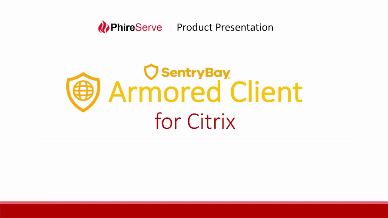 Installing & Using the SentryBay Armored Client for Citrix - YouTube