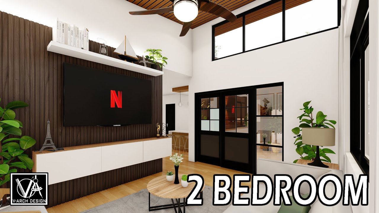 SMALL HOUSE DESIGN-HIGH CEILING FARM HOUSE INTERIOR 2 BEDROOM 9X12 ...