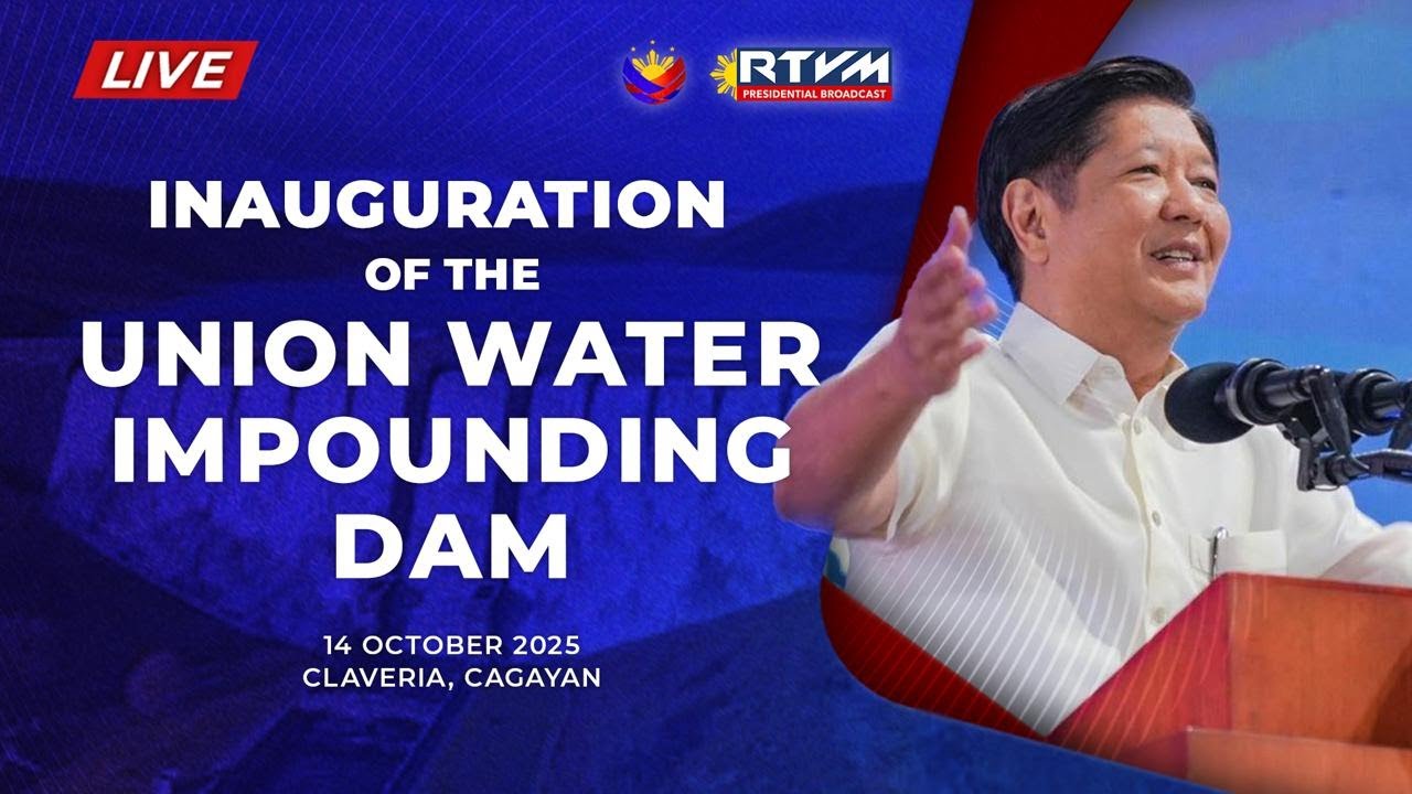 Inauguration of the Union Water Impounding Dam 10/14/2025 - YouTube