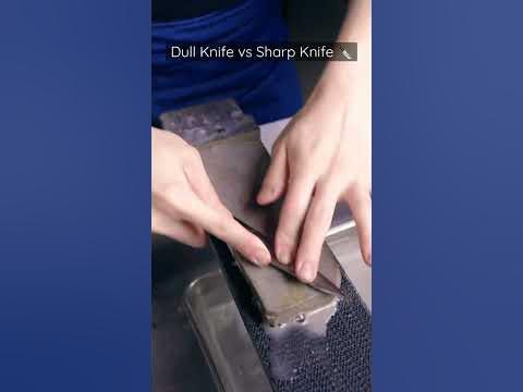 Dull Knife vs Sharp Knife Part 20! 🔪 OG Video by: @ryota_togishi 👍 #shorts #knife #edc - YouTube
