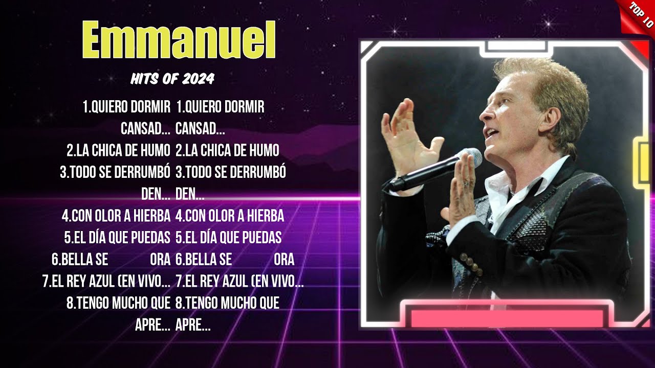 Emmanuel Grandes Exitos Enganchados - Sus Mejores Éxitos 2024 - YouTube