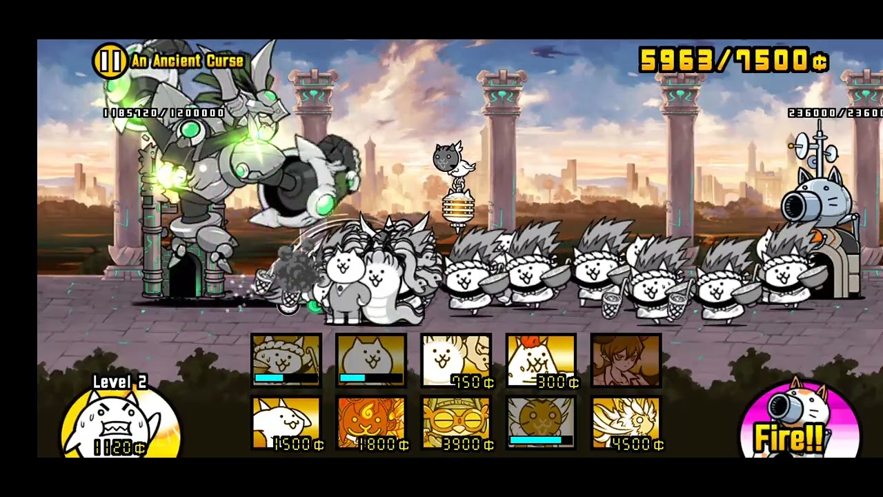 [The Battle Cats] A New Legend 4-Crown ft. (Naga Cat) - YouTube