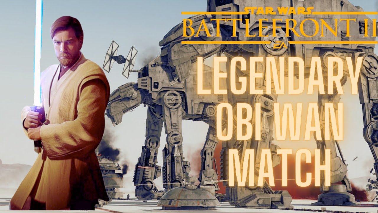 Star Wars Battlefront 2 Legendary Obi Wan Kenobi Game - YouTube