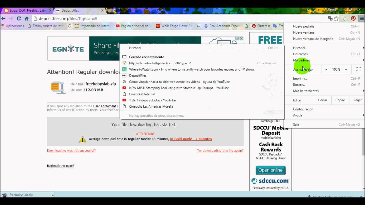TIP PARA DESCARGAR ARCHIVOS EN DEPOSITFILES - YouTube