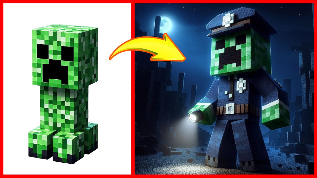 Minecraft as Policeman: Law & Order in Blocky World | Mine Lab Ai - YouTube
