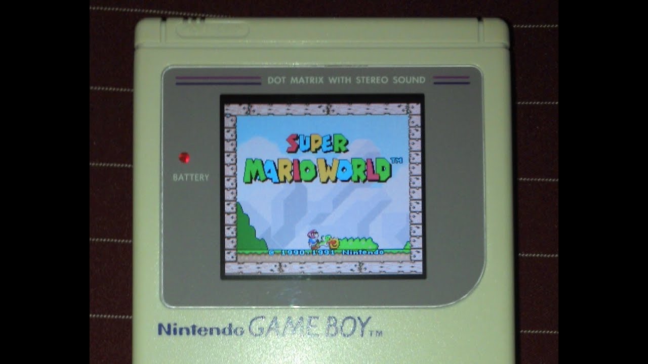 Gameboy meets Dingoo MOD: SNES Games on the go in Style! - YouTube