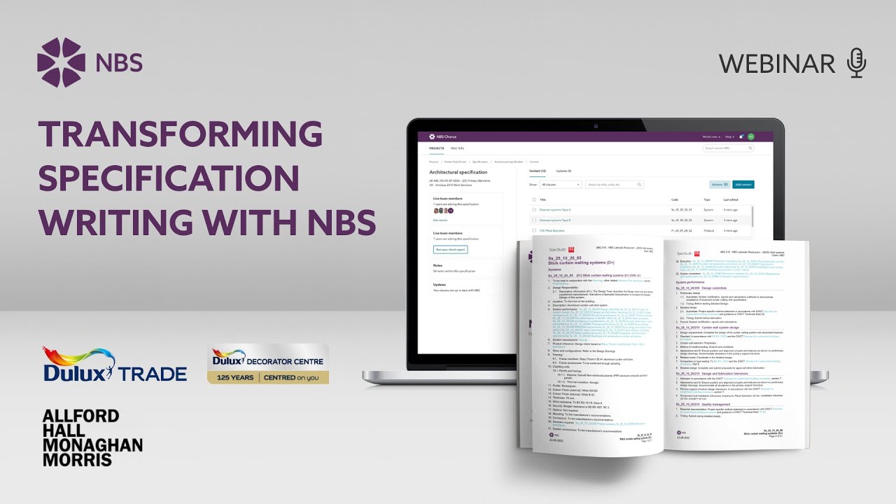 Transforming Specification Writing with NBS - YouTube