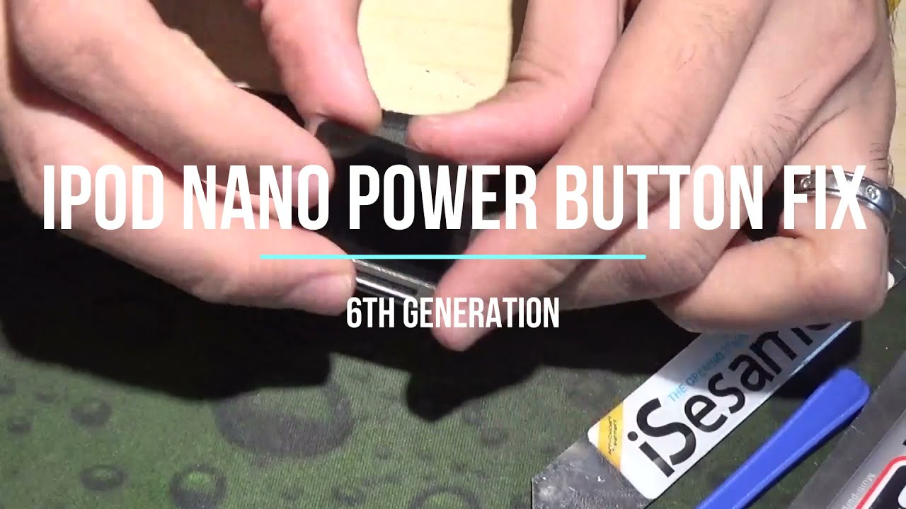 Ipod Nano Power Button Fix - YouTube