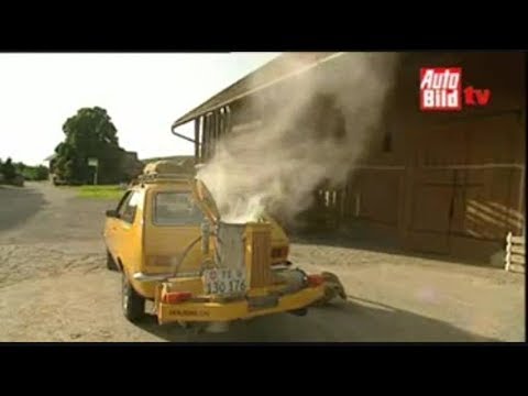 Autobild: Opel Kadett mit Holzvergaser - YouTube