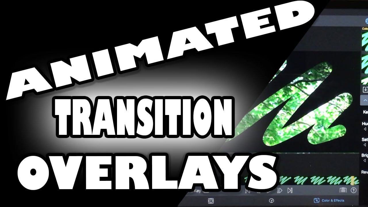 ANIMATED TRANSITION OVERLAYS TUTORIAL w/ LumaFusion & Free Apps! - YouTube