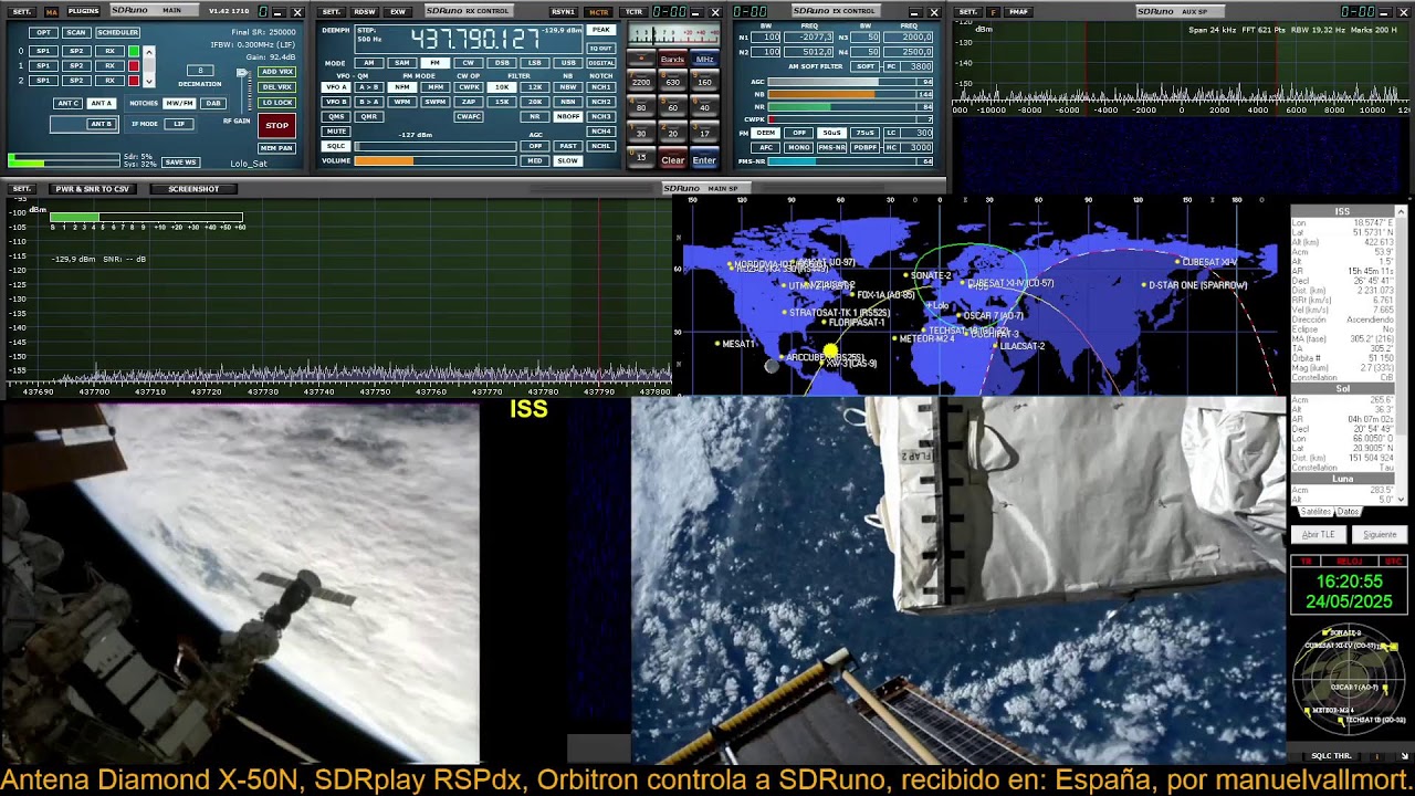 ARISS ISS QSO radioaficionados, 437.800 MHz, Directo, recibira en ...