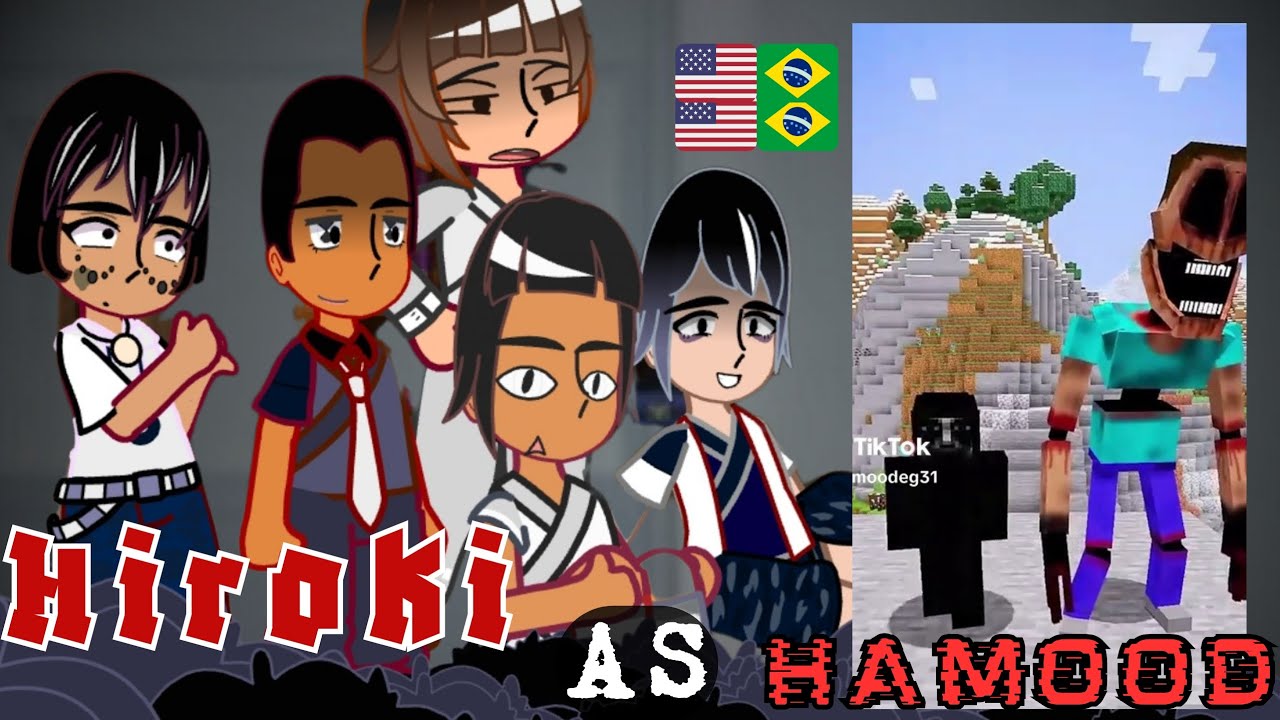 NTR KOKUJIN NO TENKOUSEI REACT TO HIROKI AS HAMOODE G || MINECRAFT ...