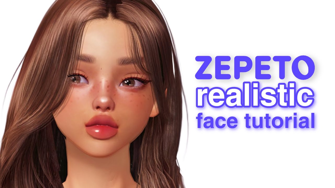 Zepeto realistic face tutorial | pretty girl - YouTube