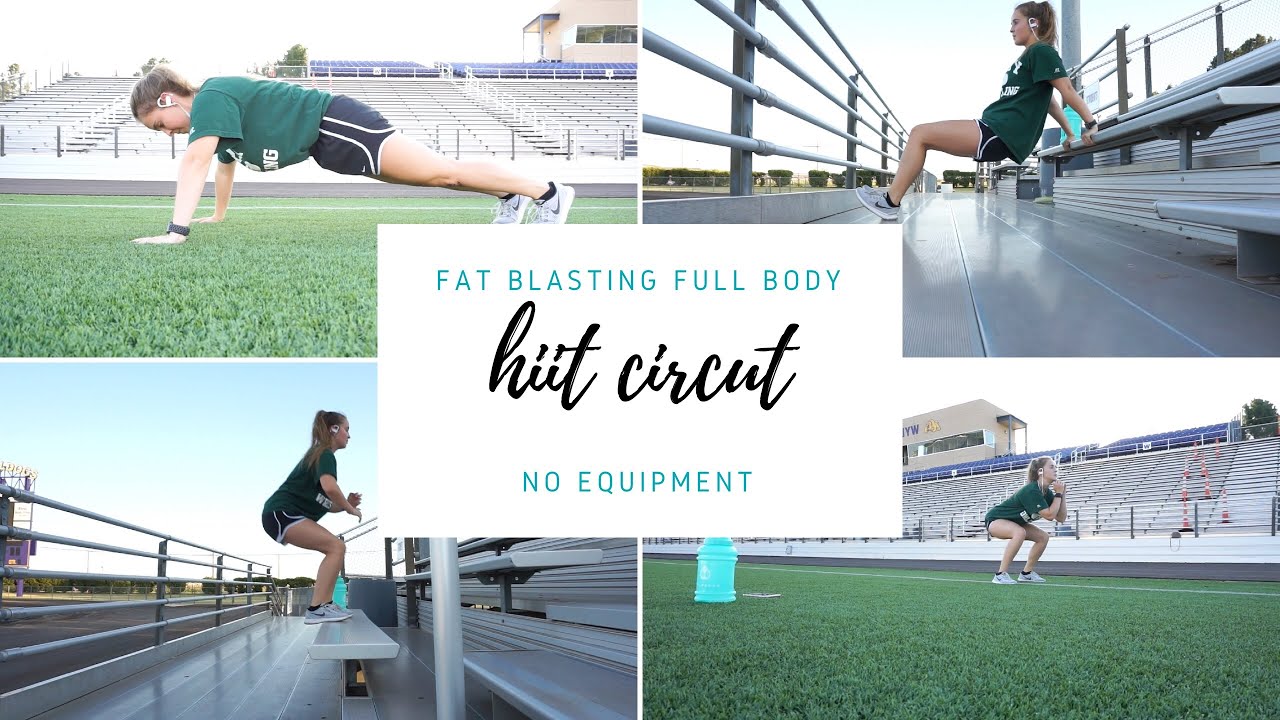 FULL BODY HIIT WORKOUT // no equipment // getting in shape for BMT ...