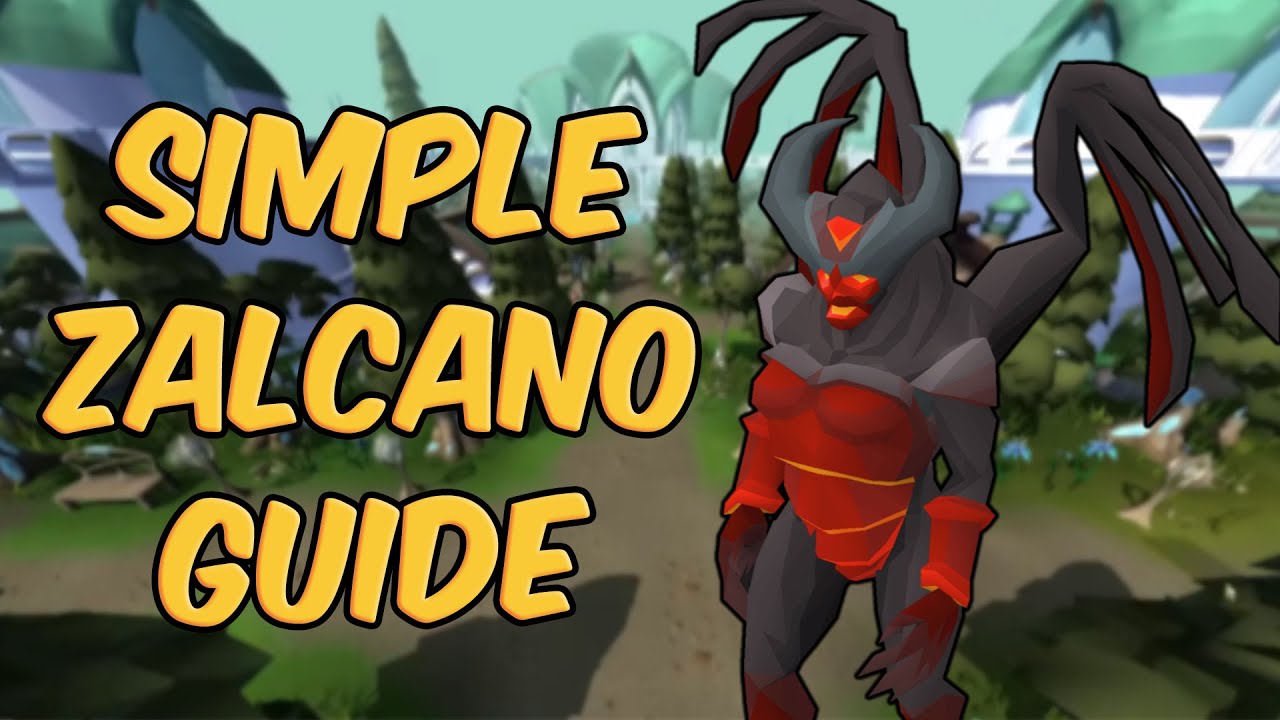 Simple Zalcano Guide | Quick and Easy (OSRS) - YouTube
