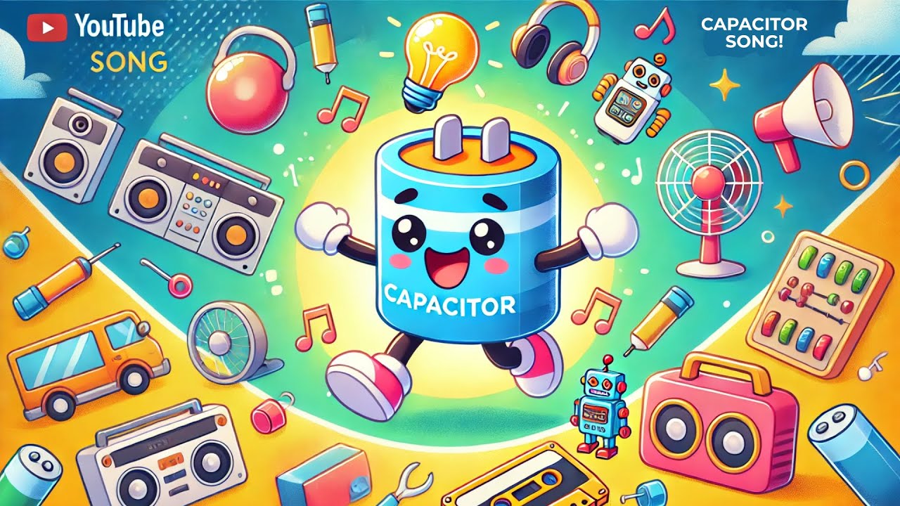 Useful Component: Capacitor | Kids Song | Learn Electronics with Songs ...
