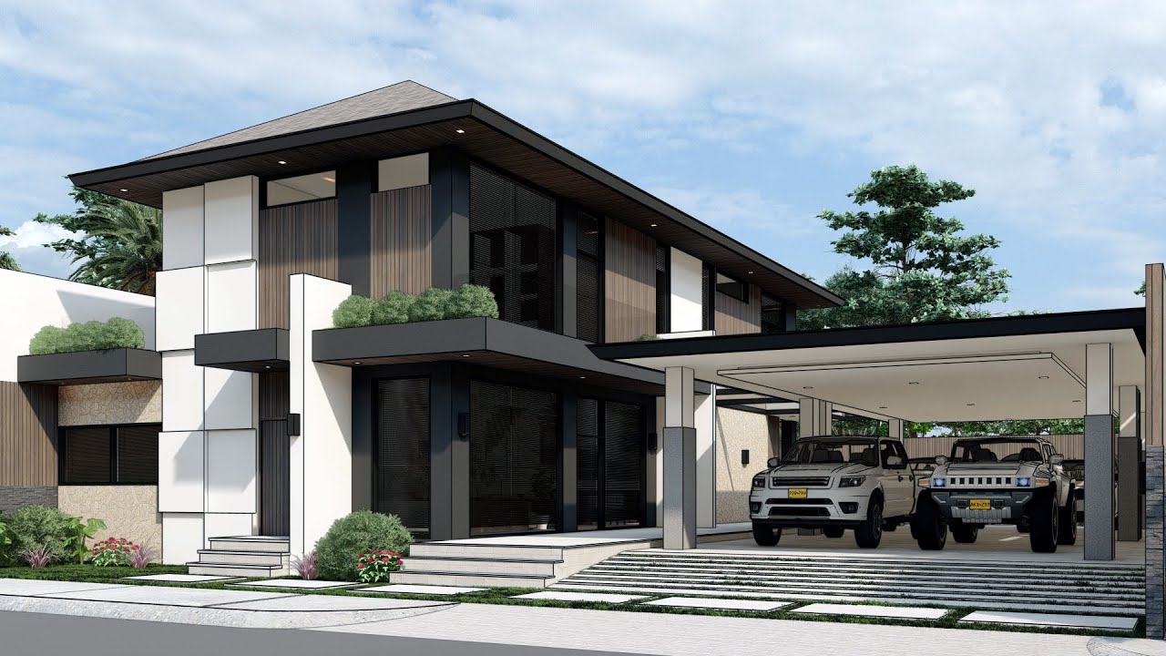 2 Storey Modern Contemporary House - Witness the Spectacular Design ...