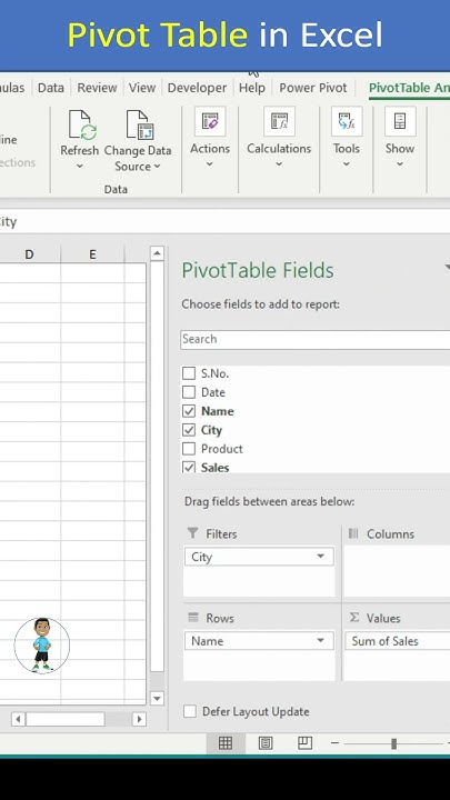 Excel Job Interview Questions Pivot Table in Excel | Advanced Excel | #excel #exceltutorial ...
