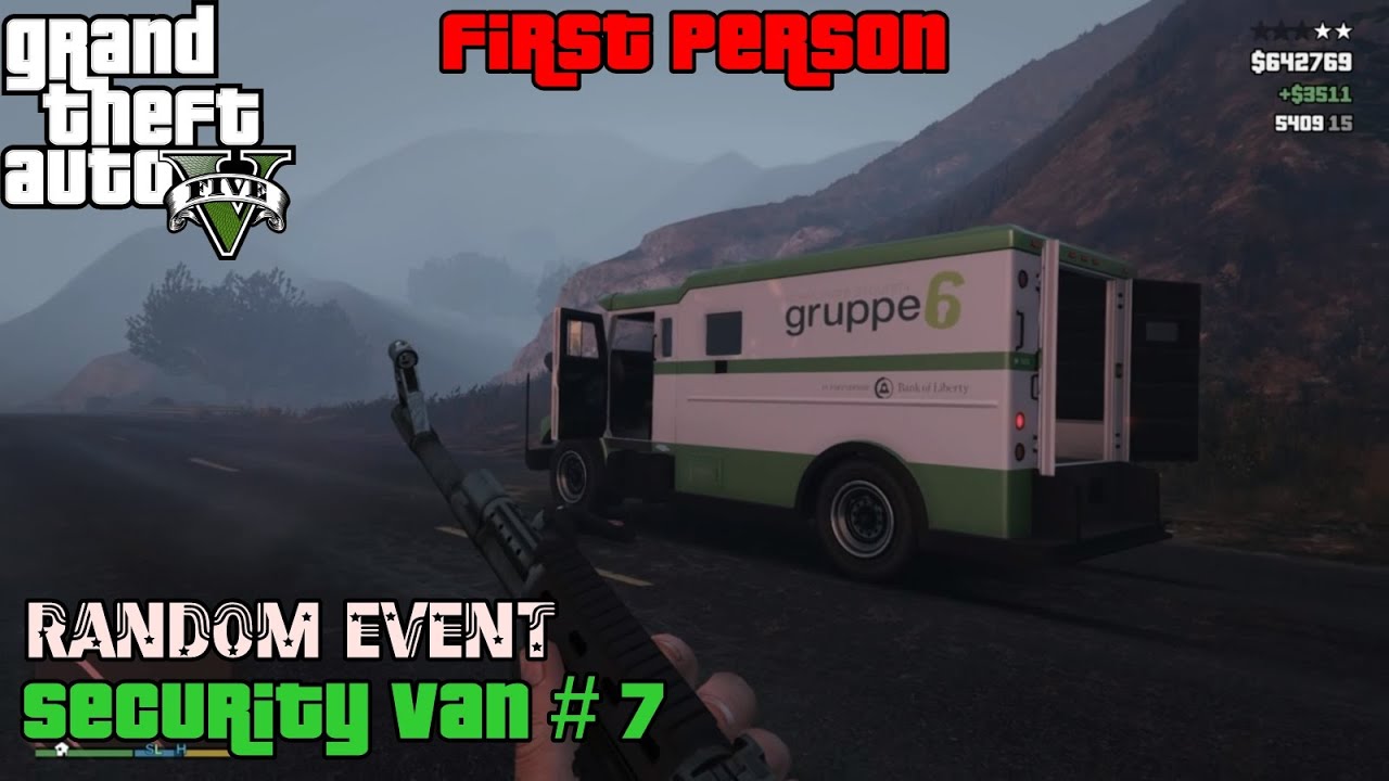 GTA 5 ★ Random Event # 18 ★ Security Van # 7 [Location Guide] - YouTube