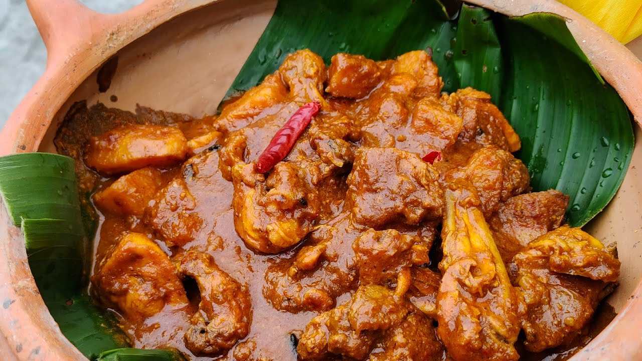 Chicken cooking in village style - YouTube