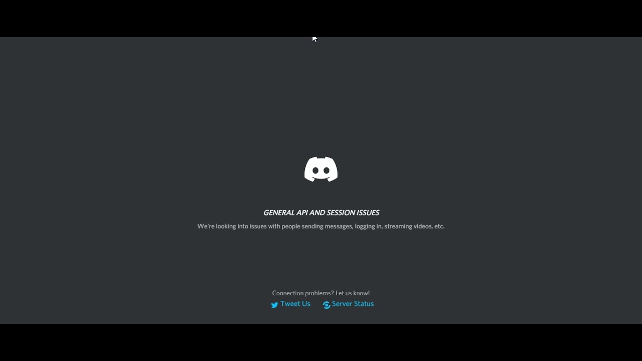 General API And Session Issues ? What's happen'd to discord ..? - YouTube