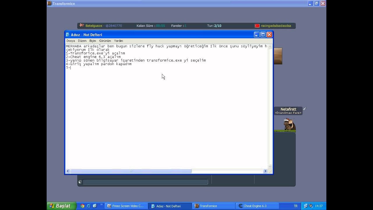 Transformice fly hack - YouTube