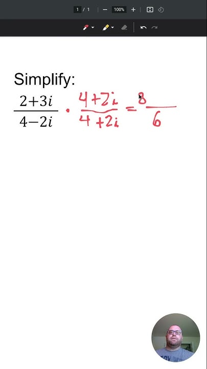 how to divide complex numbers - YouTube