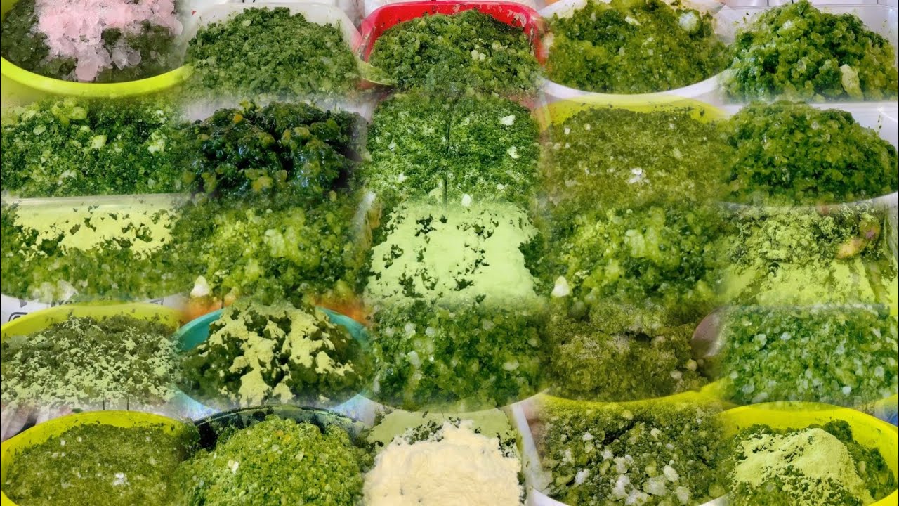 STICKY MATCHA WITH MILK POWDER EATING ASMR COLLECTION/ QIAN. STICKY ...