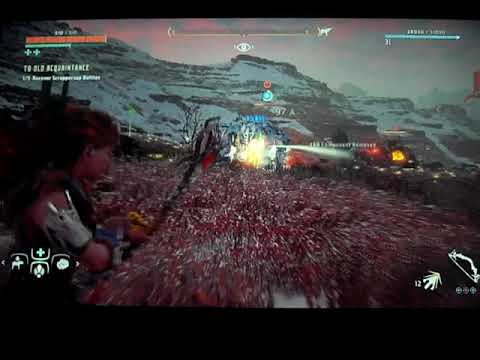 Horizon Zero Dawn playthrough part 105: culling an entire herd for booze