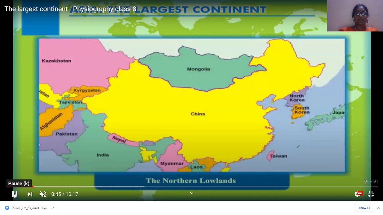 ICSE VIII GEO Asia The largest continent 2 - YouTube