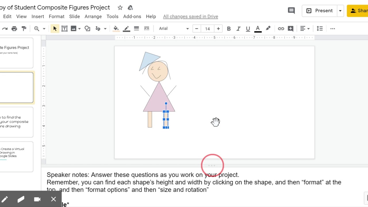 Find the area of your composite figure drawing - YouTube