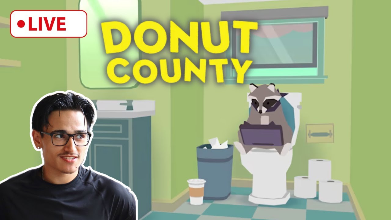 A Raccoon Causes Destruction In This Indie Game?! Donut County - YouTube