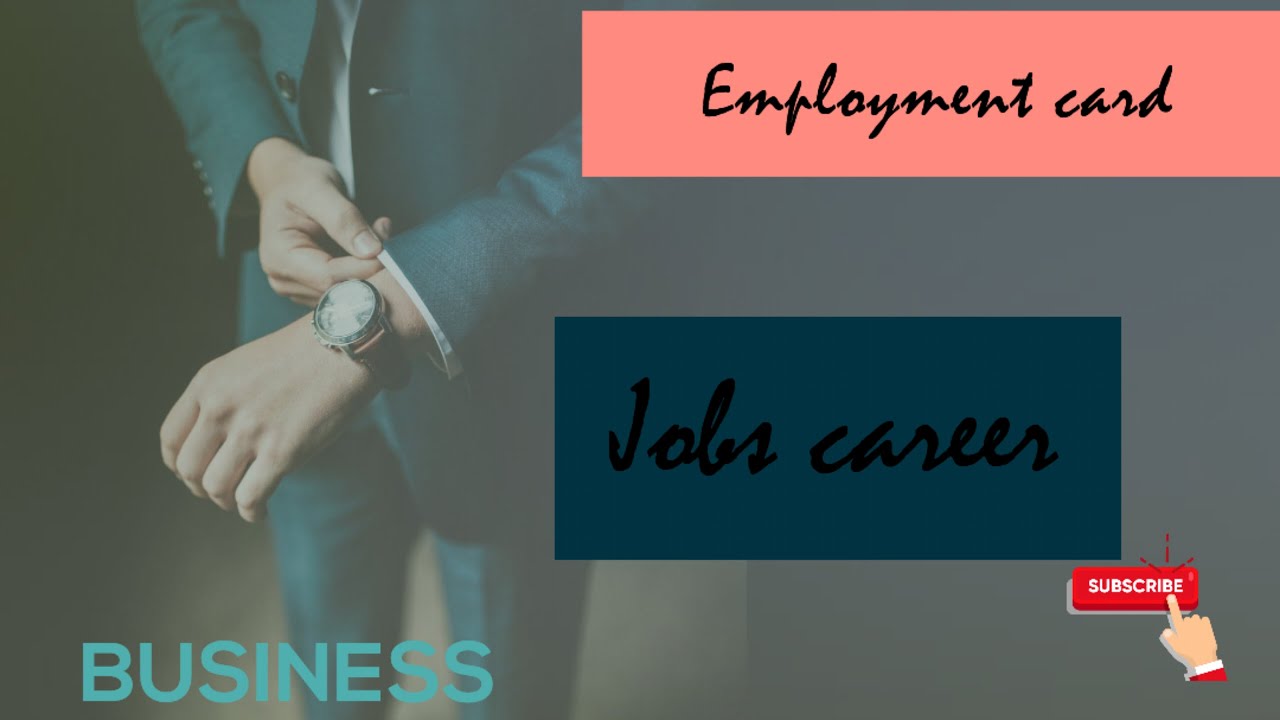 how to use employment card - YouTube