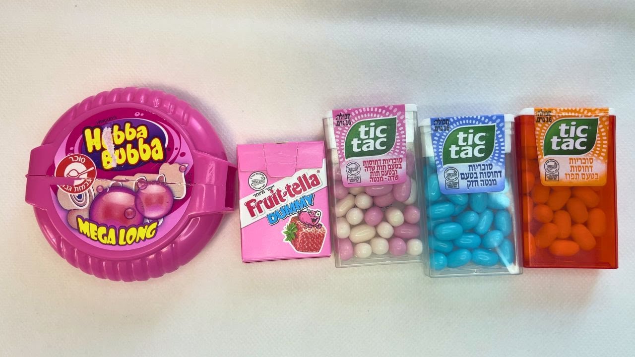 Taste the Rainbow: Unboxing Hubba Bubba, Fruit-Tella, Tic Tac Treasures ...