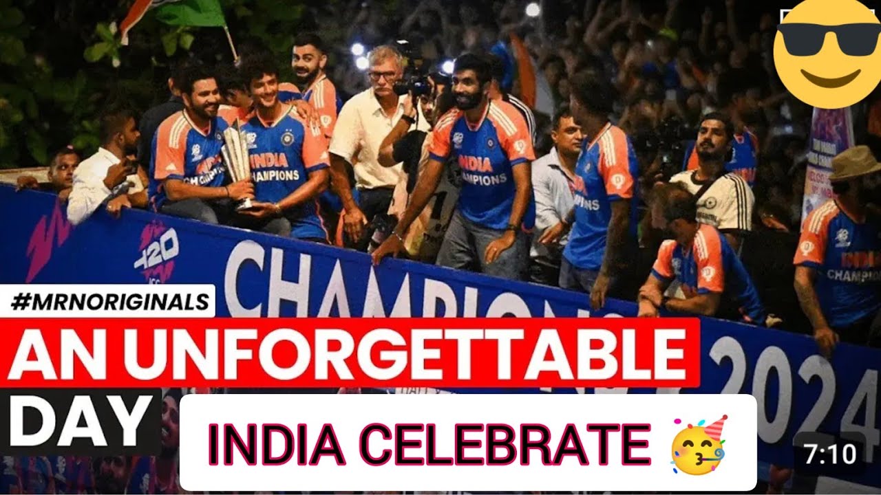 Indias T20 world cup 2024 winning moment | INDIA ARRIVED - YouTube