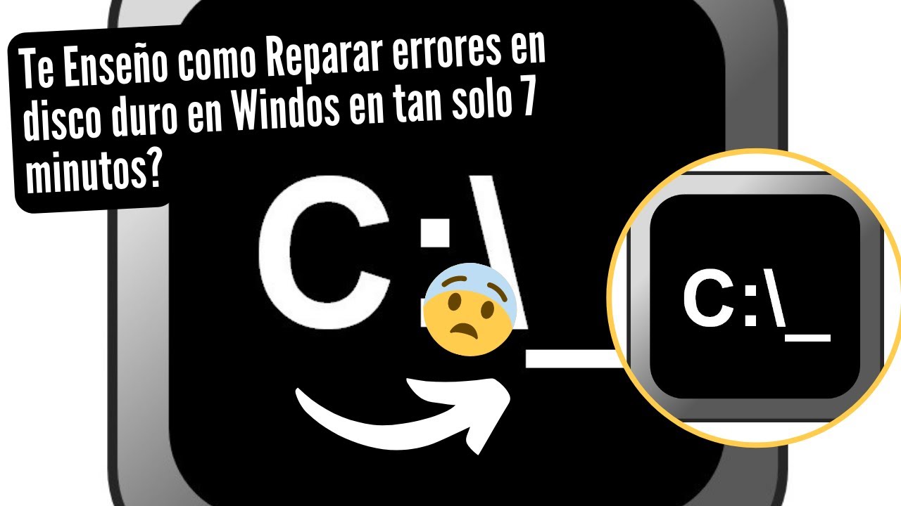Windows CMD Reparar Errores en Disco Duro Windows CHKDSK - YouTube