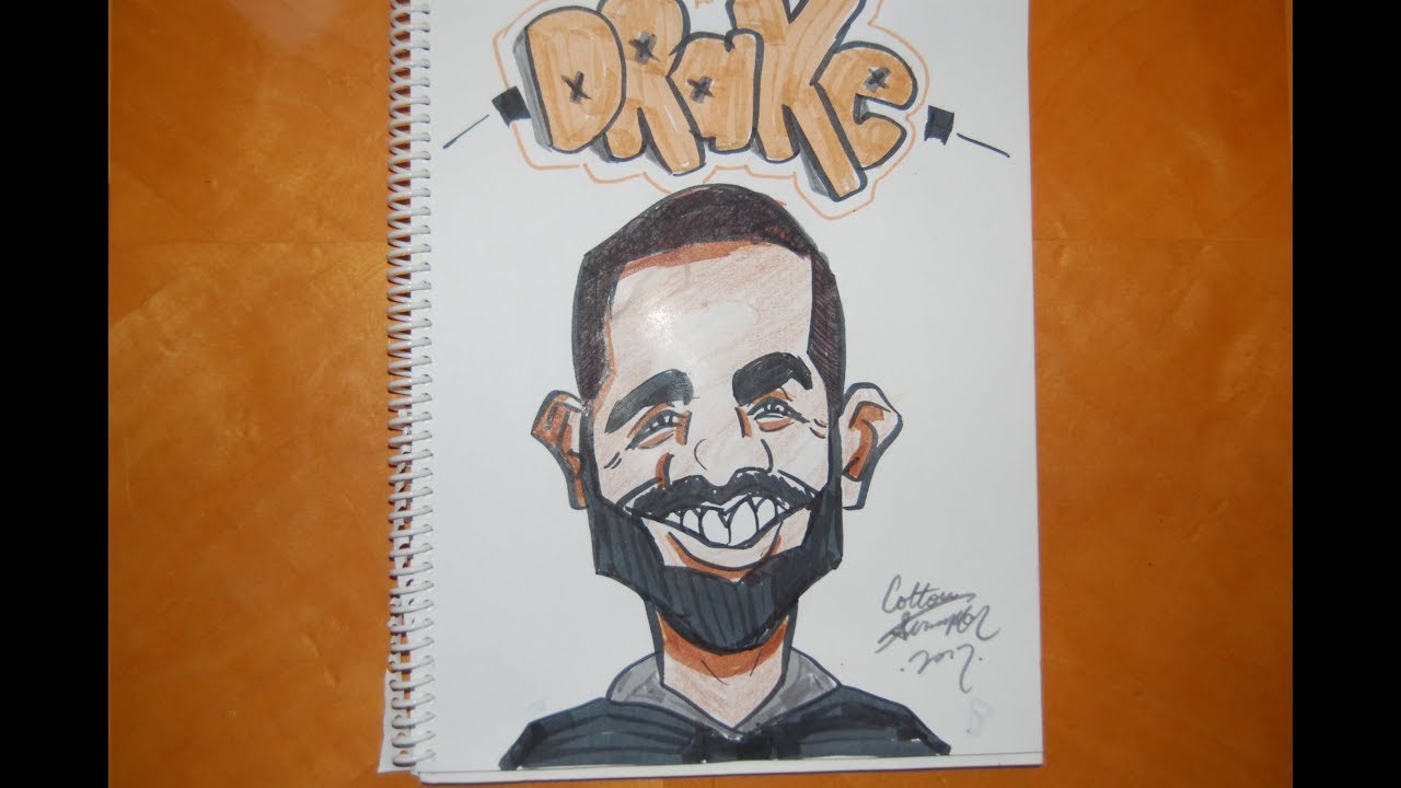 DRAWING DRAKE | CARICATURE - YouTube
